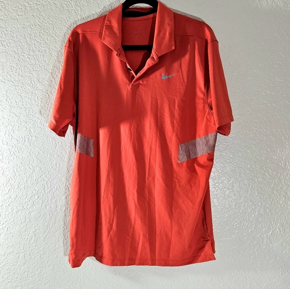 Nike | Shirts | Nike Dri Fit Red Golf Polo Short Sleeve | Poshmark
